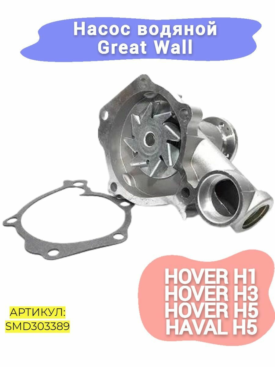 Насос водяной Great Wall Hover H1, H3, H5