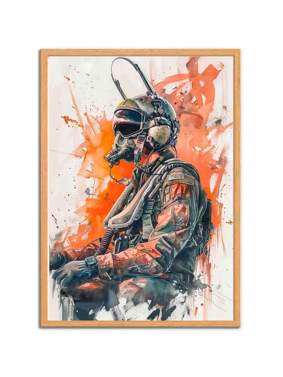 Пилот Королевской птицы 2, Плакат 30x42см