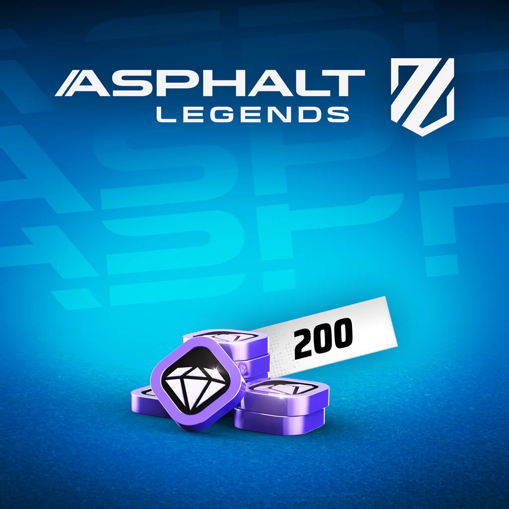 Дополнение Asphalt Legends UNITE - Handful of Diamonds - 200, цифровое издание PlayStation 4, регион Турция / код пополнения баланса