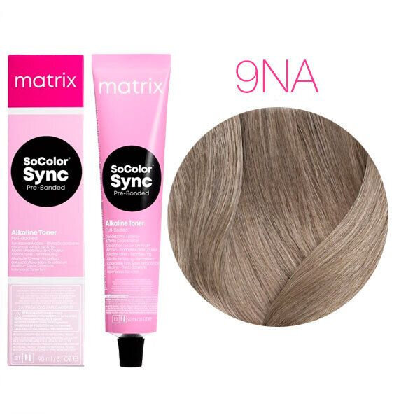 Matrix SoColor SYNC 9NA - очень светлый блондин натуральный пепельный - 9.01, 90мл