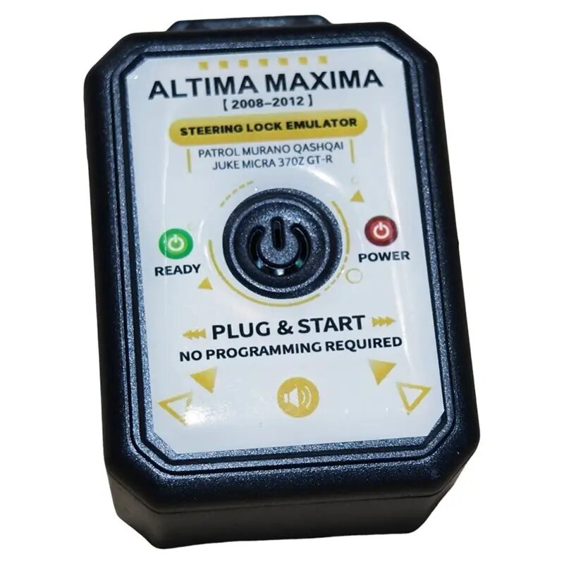 Симулятор ESCL для Nissan Altima Maxima 2008-2012 годов выпуска - эмулятор блокировки руля, не требует программирования, включает звуковой сигнал блокировки.