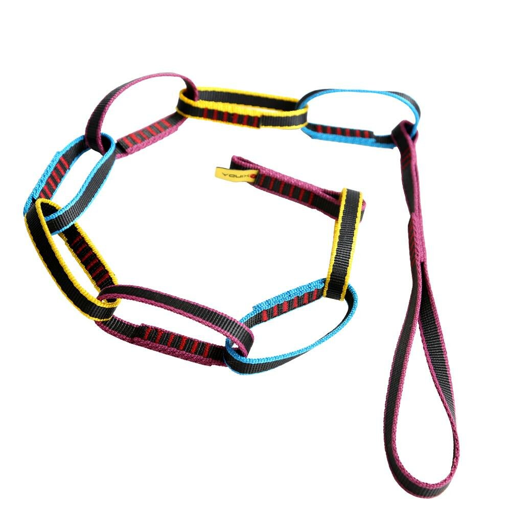 22 кН 140 см Скалолазная стропа для альпинизма, такелажа, петля из стропы, цепочка из тросов