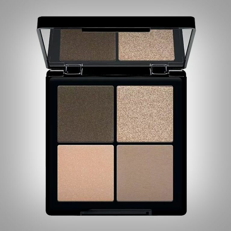 MAKE UP FACTORY Artist Studio Quad № 18 Coffee Break, Палетка теней тон 18 Перерыв на кофе