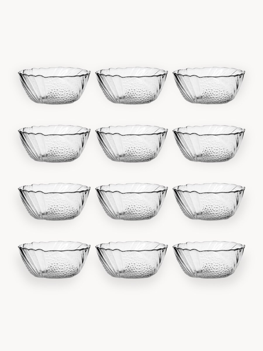 Салатники Pasabahce F&D, 12 шт. стеклянные, порционные, 300 мл