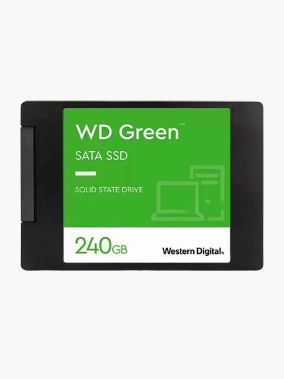Western digital накопитель WD SSD GREEN 240Gb SATA3 2,5 7мм WDS240G3G0A WDS240G2G0A , 1 year