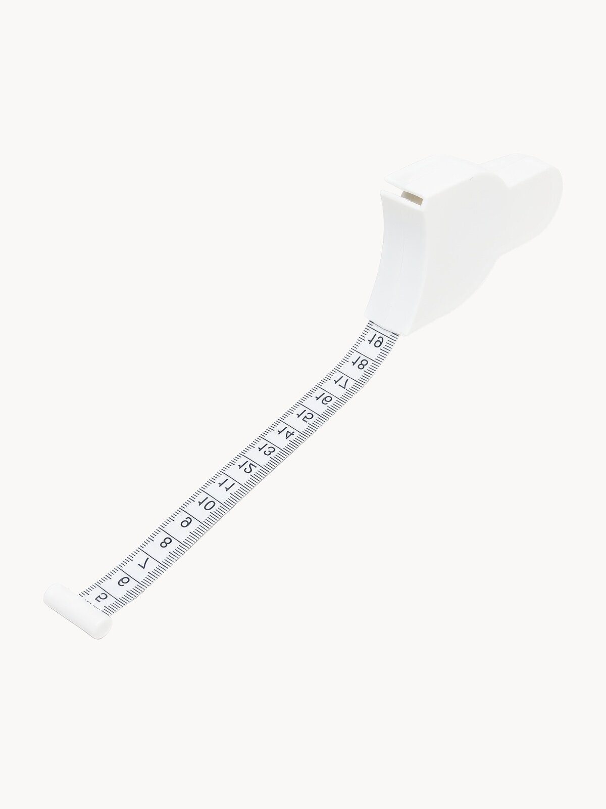 Рулетка белая для измерения объемов тела, 150 см, сантиметровая лента портновская для талии, мягкий метр двусторонний 1.5 метра