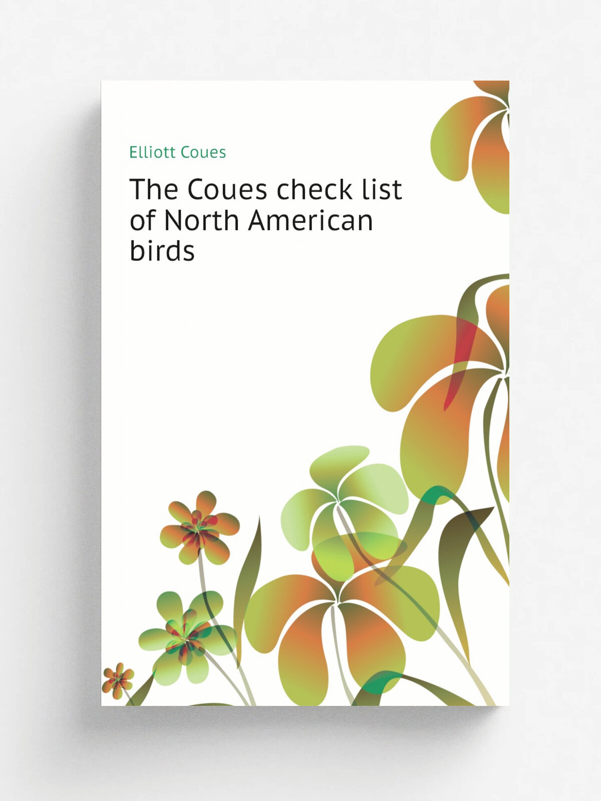 The Coues check list of North American birds | Elliott Coues | Репринт