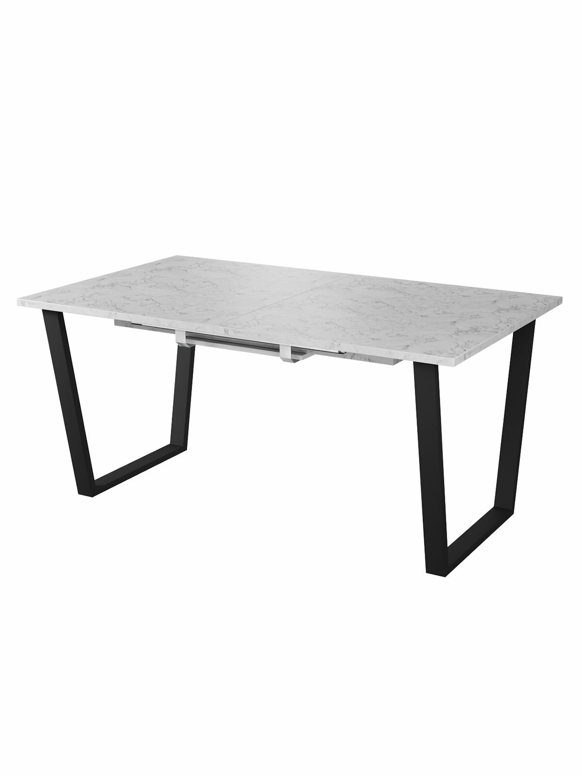 Стол обеденный атлант 12 Премиум: Мрамор белый