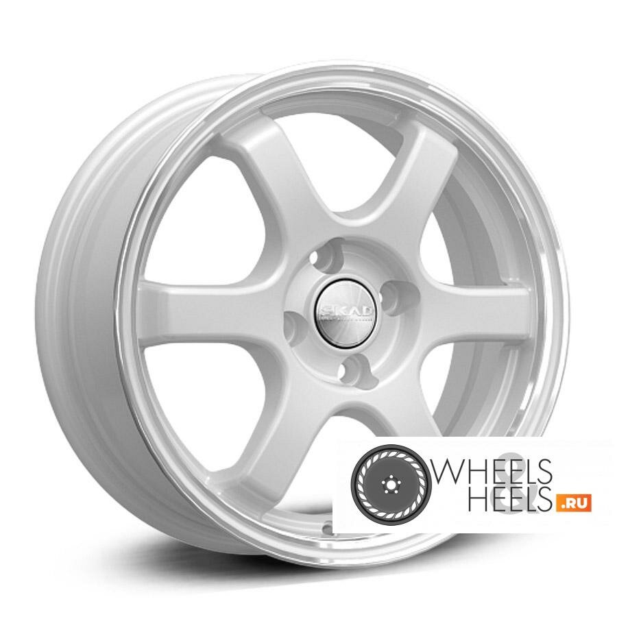 Диск автомобильный литой Скад Киото 15x6 4x98 et38 dia58.6 Насыщенный серебристый