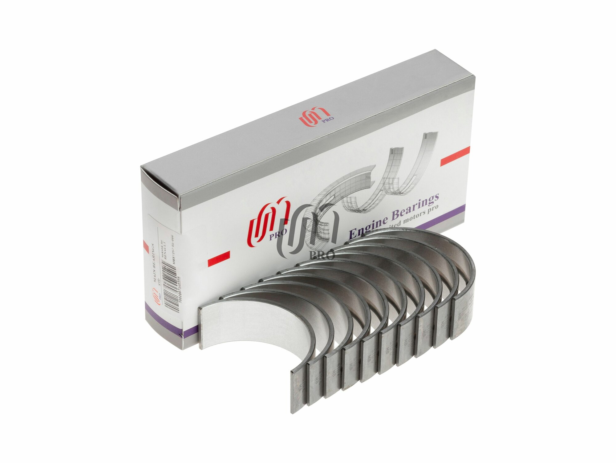 Вкладыши коренные STD Renault K7M (без замков) UMpro