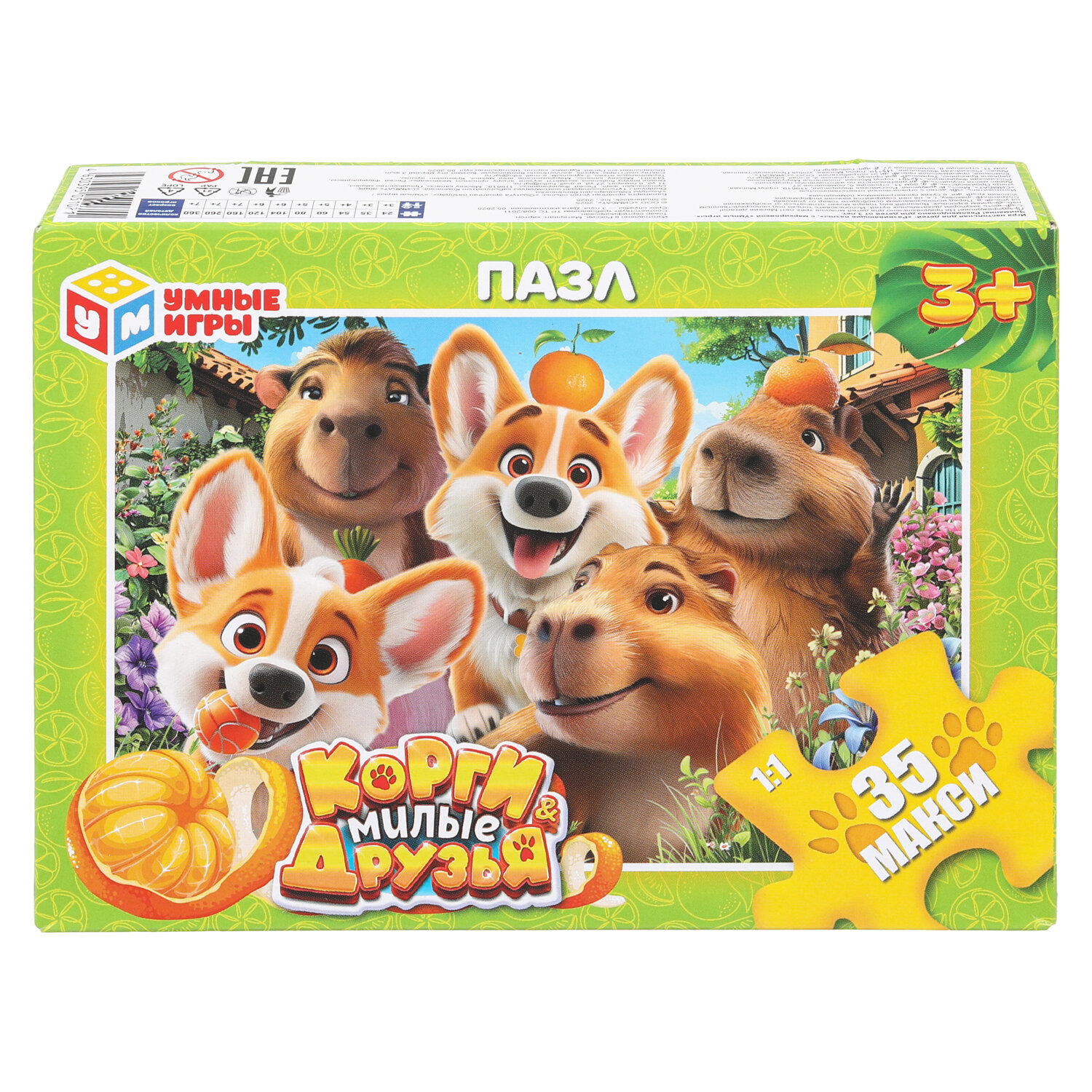 Пазл Умные игры Корги и Милые друзья классический