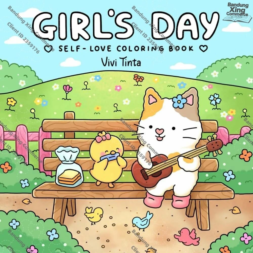Раскраска антистресс для взрослых и подростков Coco Wyo -GIRLS DAY