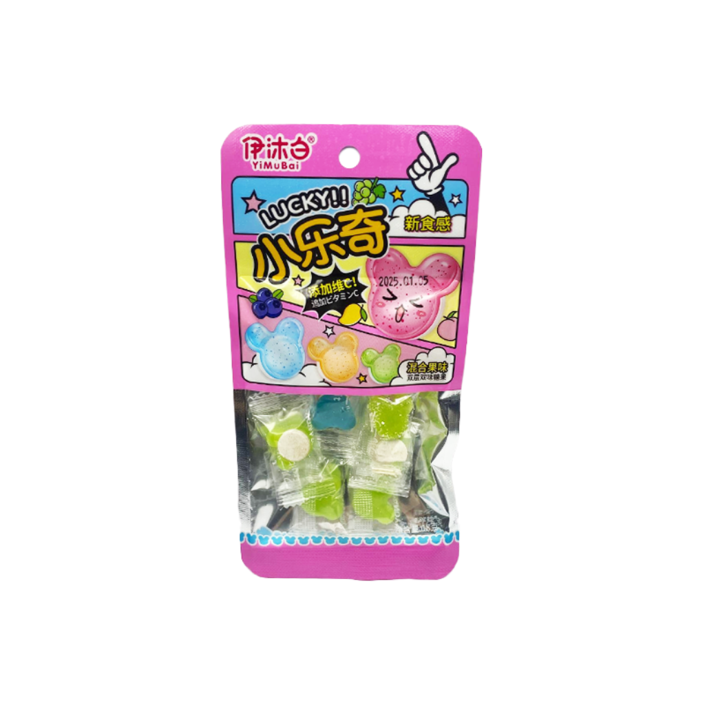 Конфеты драже Yimubai ассорти с фруктовыми и освежающие вкусами 18 г, Япония