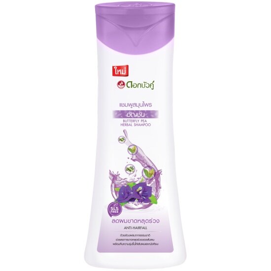 Шампунь для волос Twin Lotus с травами и мотыльковым горошком, 200 мл