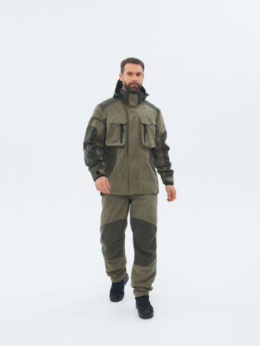 Костюм демисезонный Huntsman Торнадо -15 ткань Исландия цвет Хаки размер 60-62/182-188