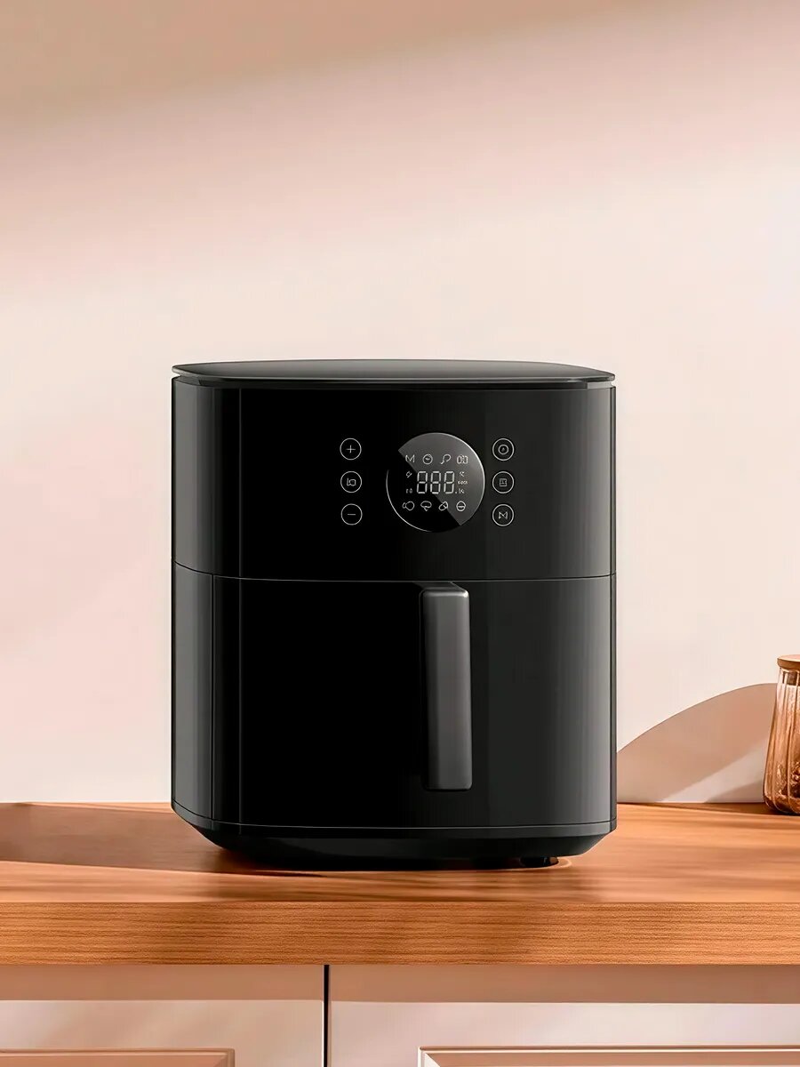 Аэрофритюрница /Аэрогриль электрический сенсорный 6,5 л Xiaomi Air Fryer, черный, Евро-версия