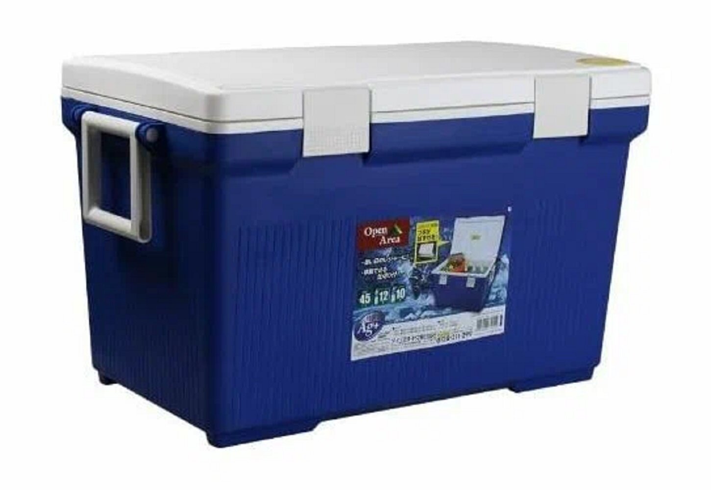 Термобокс IRIS "Cooler Box CL-45", наплечный ремень, синий, белый, 45 л
