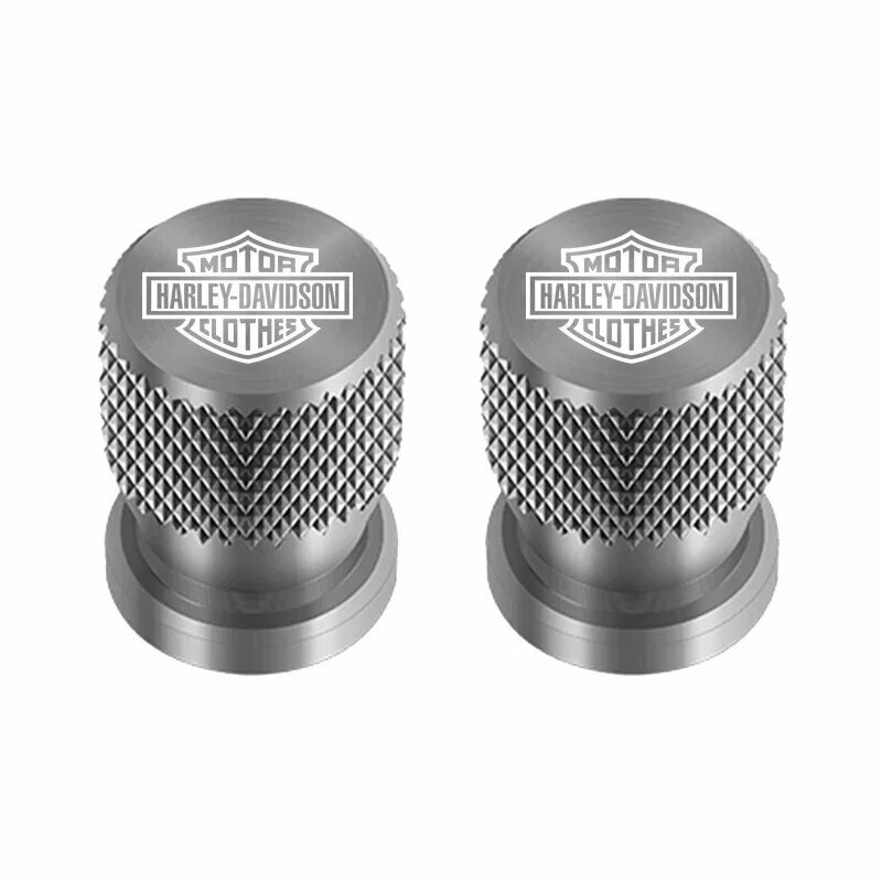 Колесо мотоцикла, стержни клапанов, колпачки, брелок для Harley Davidson Серебряный, gray