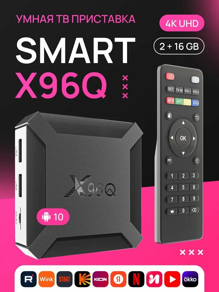 Смарт ТВ приставка на системе Андройд / ТВ приставка для телевизора STV1- 5 / Медиаплеер