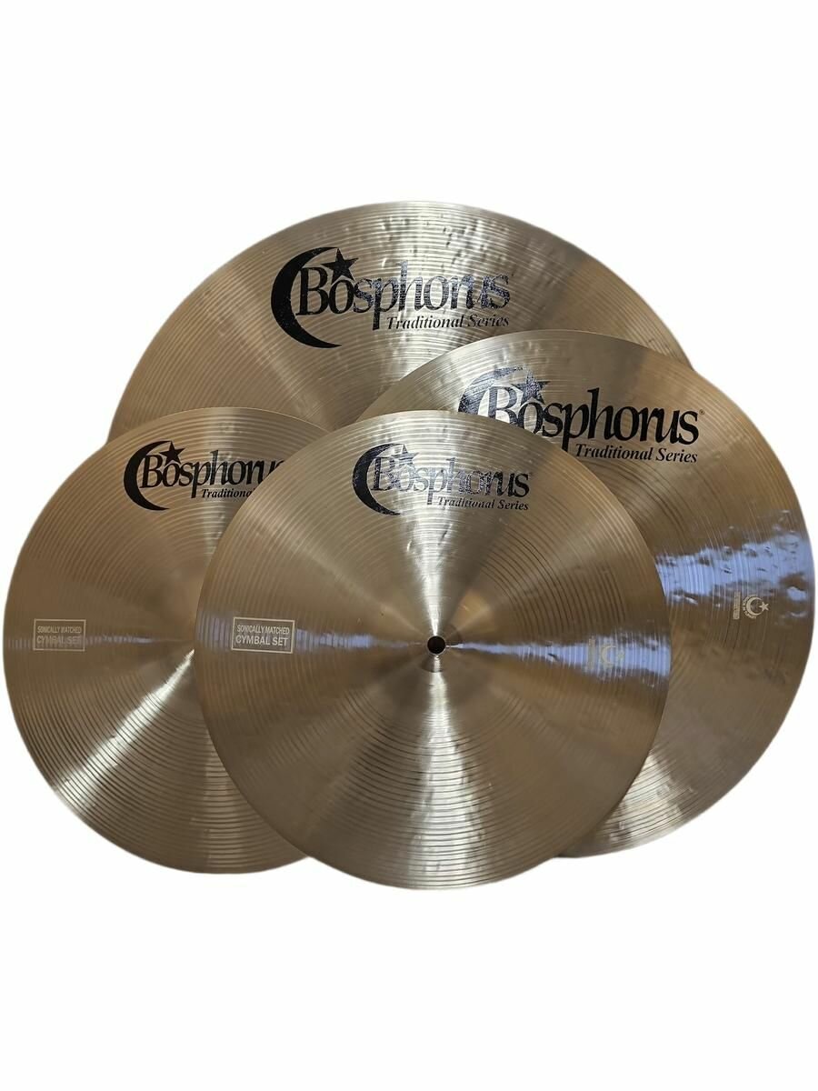 Набор тарелок для барабанов Bosphorus Traditional Box Set 14"+16"+20"