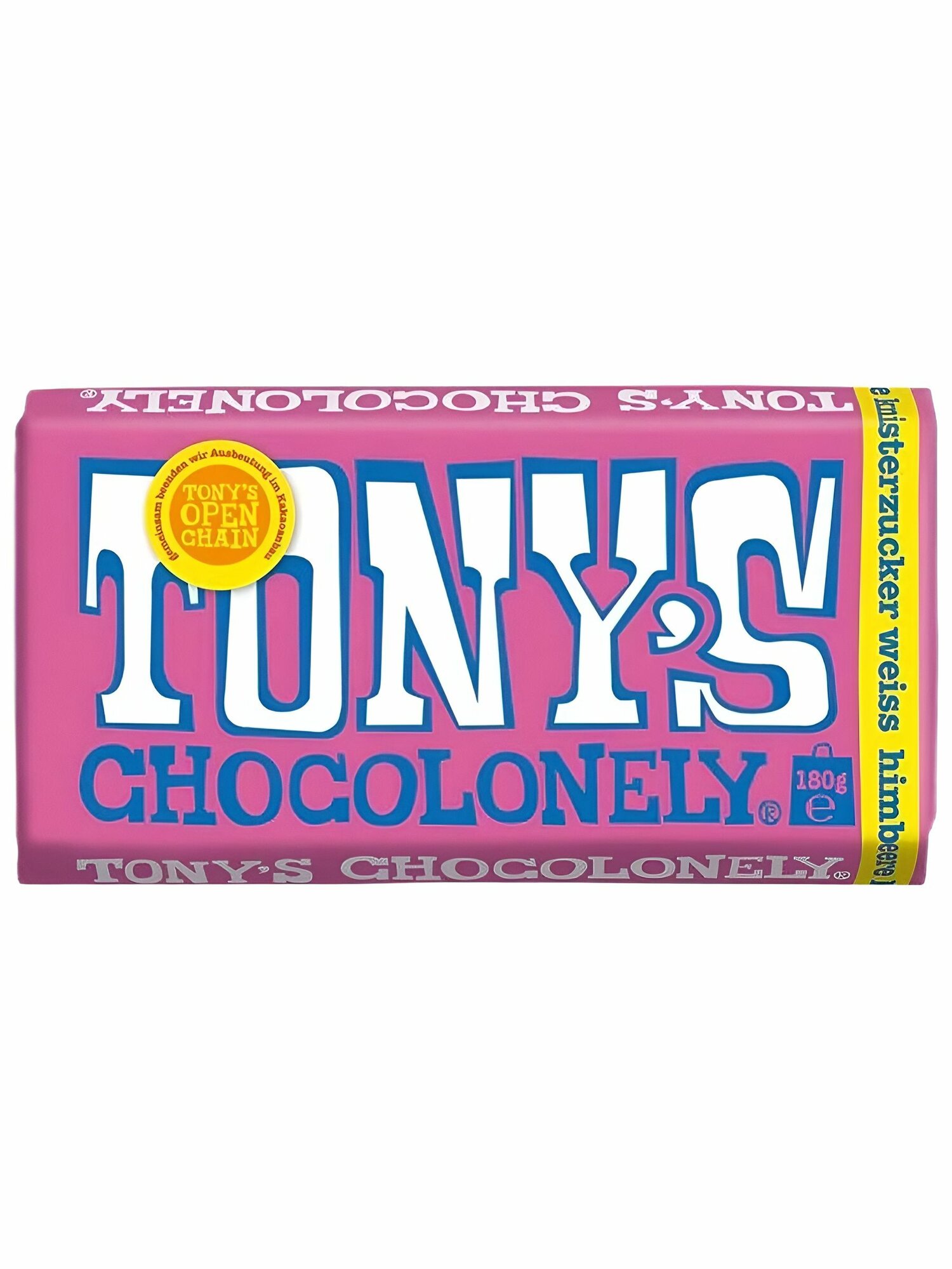 Бельгийский белый шоколад Тоny's Chocolonely малина