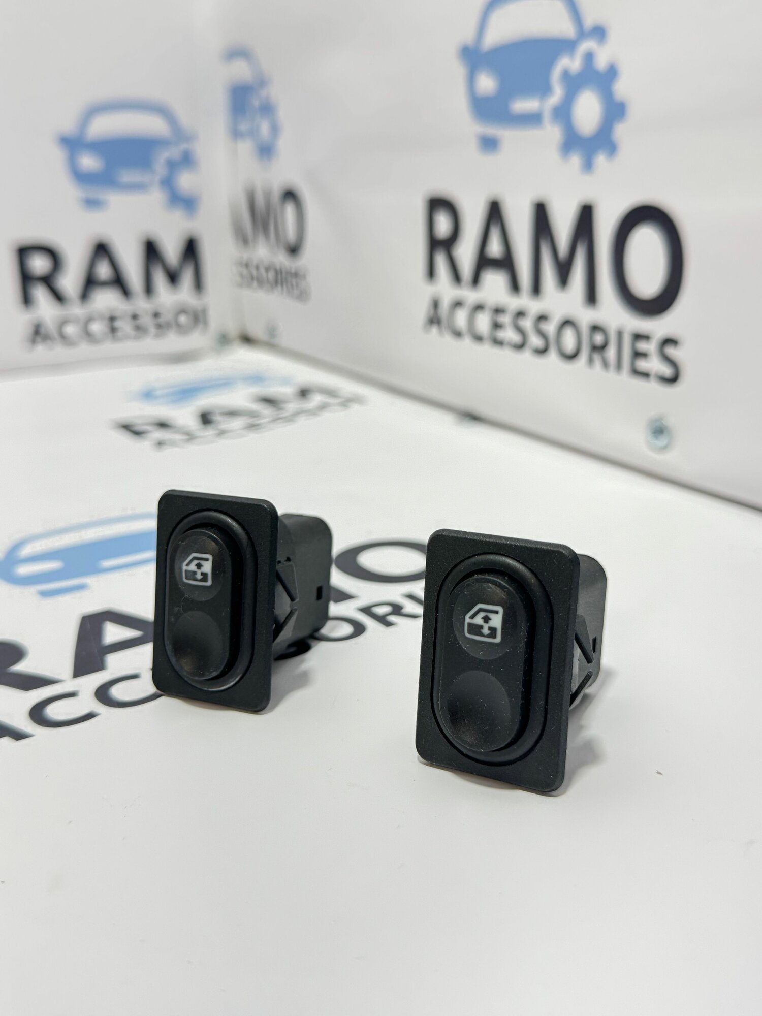 Кнопки 2ШТ. стеклоподъемника ВАЗ-2108-2115, ГАЗ, 2110-2112 2123, Нива Шевроле / Клавиша стеклоподъемника с рамкой арт. 92.3709