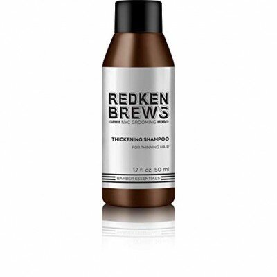 REDKEN Brews Thickening Shampoo Шампунь для поддержания плотности истончающихся волос в Трэвел формате для путешествий и командировок 50 мл
