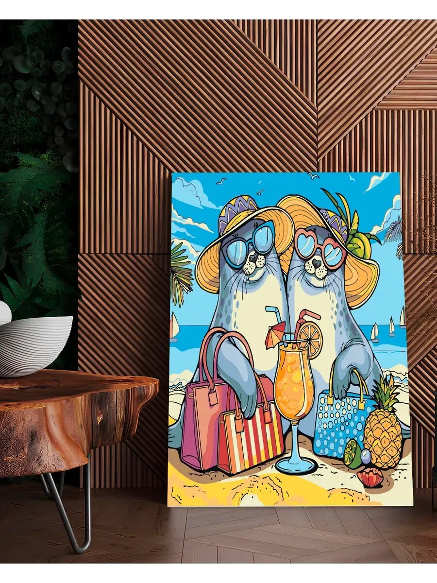 Картина по номерам Животные-Для малышей