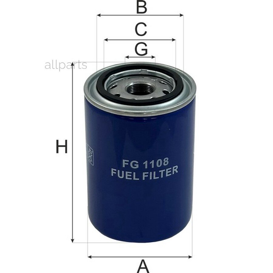 GOODWILL FG1108 фильтр топливный
