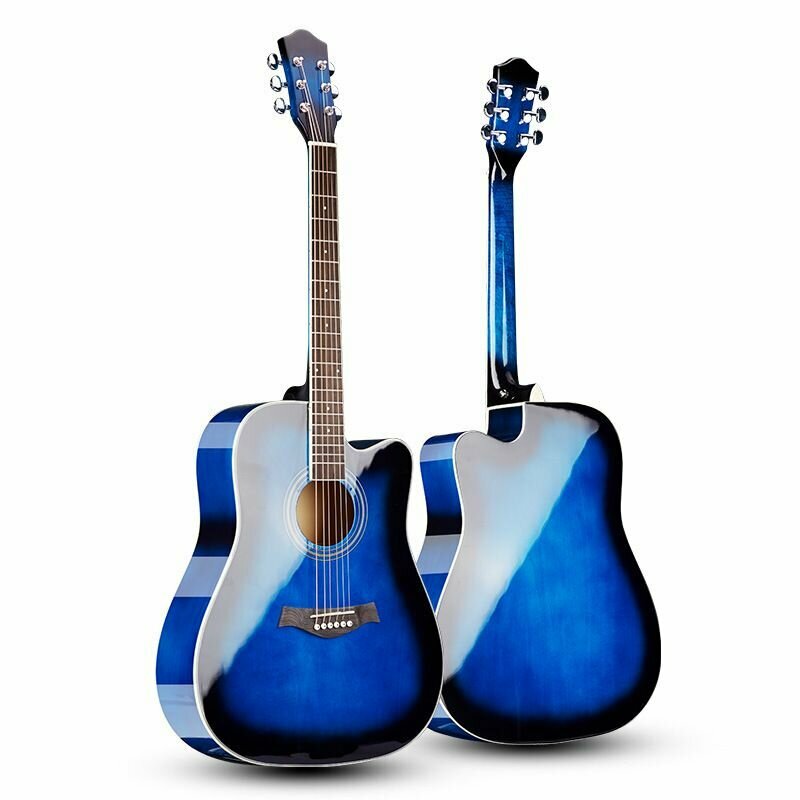 41-дюймовая акустическая фолк-гитара с окантовкой из липы.