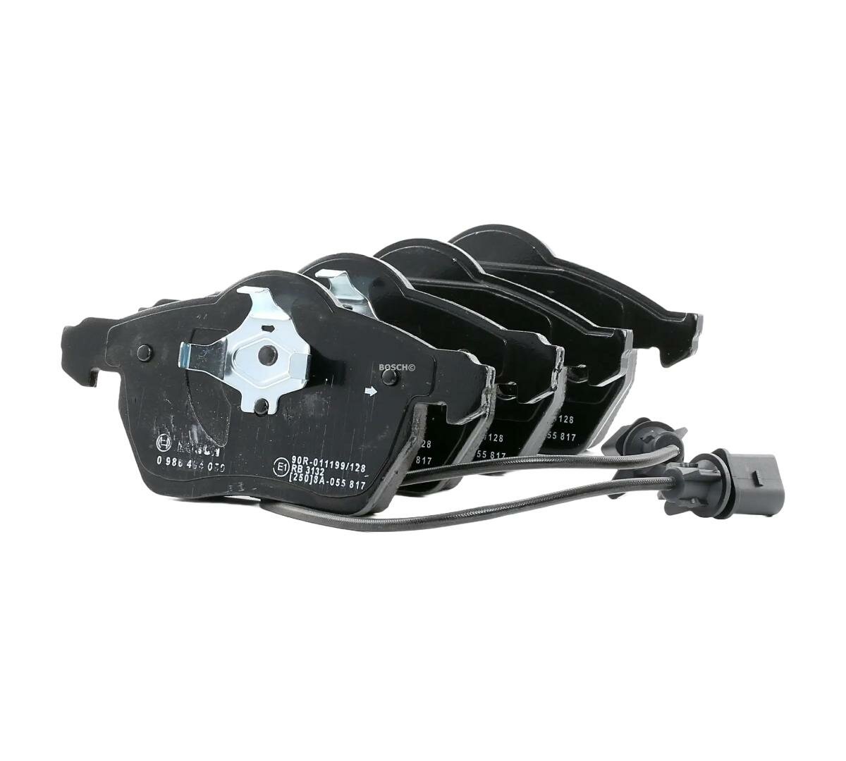 Колодки тормозные BOSCH 986494050 передние, Audi A4, A6 01, 95-, VW Passat 10, 96-05, 05