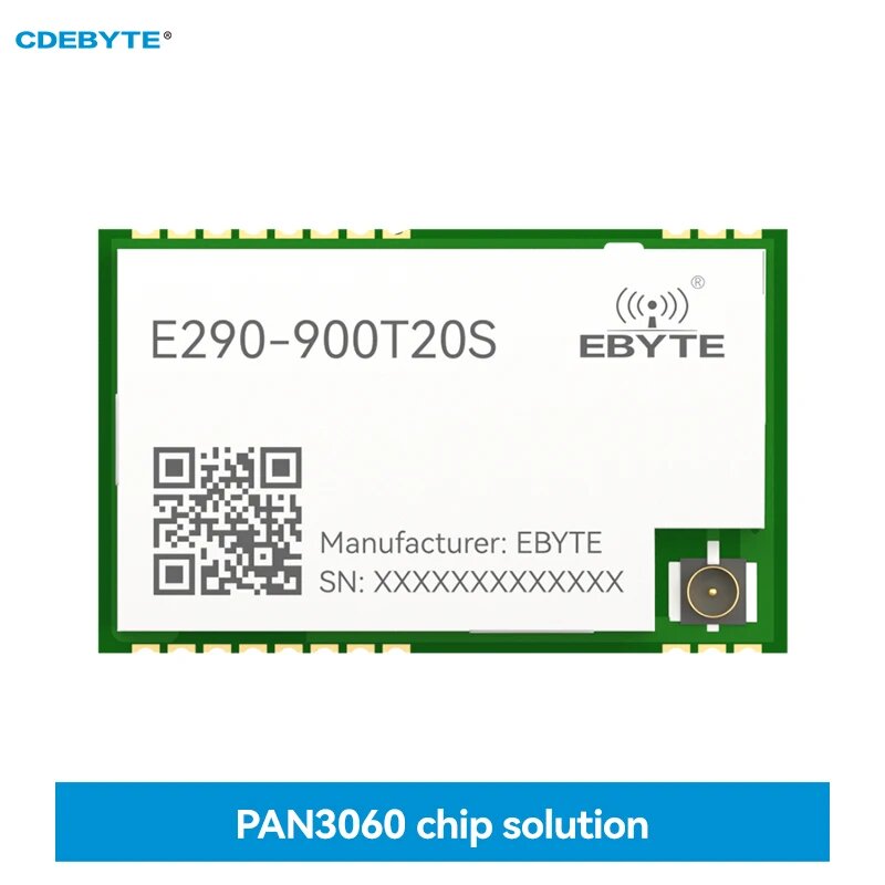 ChirpIoT ™ Технология расширенного спектра PAN3060 868/915 МГц CDEBYTE E290-900T20S Обновление IAP AT Command Адаптивная воздушная скорость UART RSSI