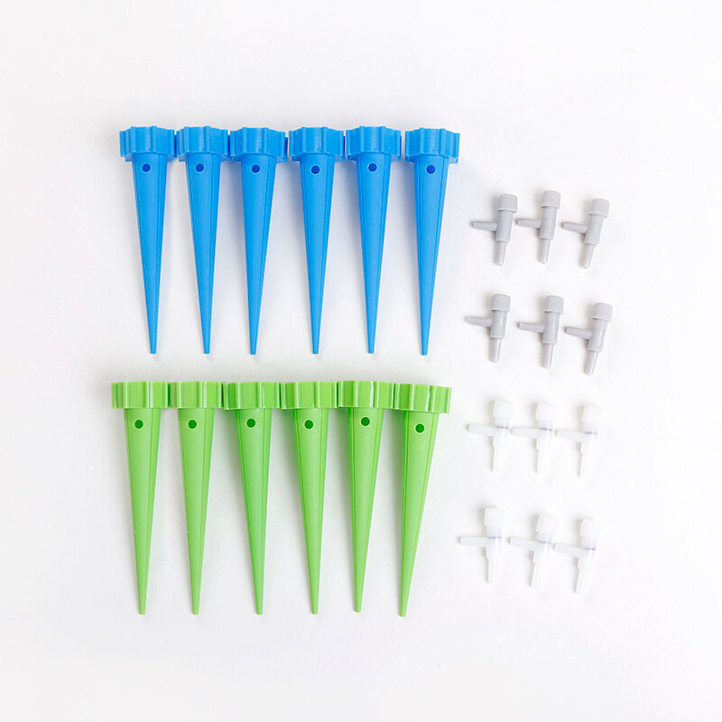 Устройство Полива Цветов: Комплект 12 Штук Автоматический Полив Для Занятых Людей - Регулируемый Клапан Для Точного Контроля Капельное Орошение Для Домашнего Сада