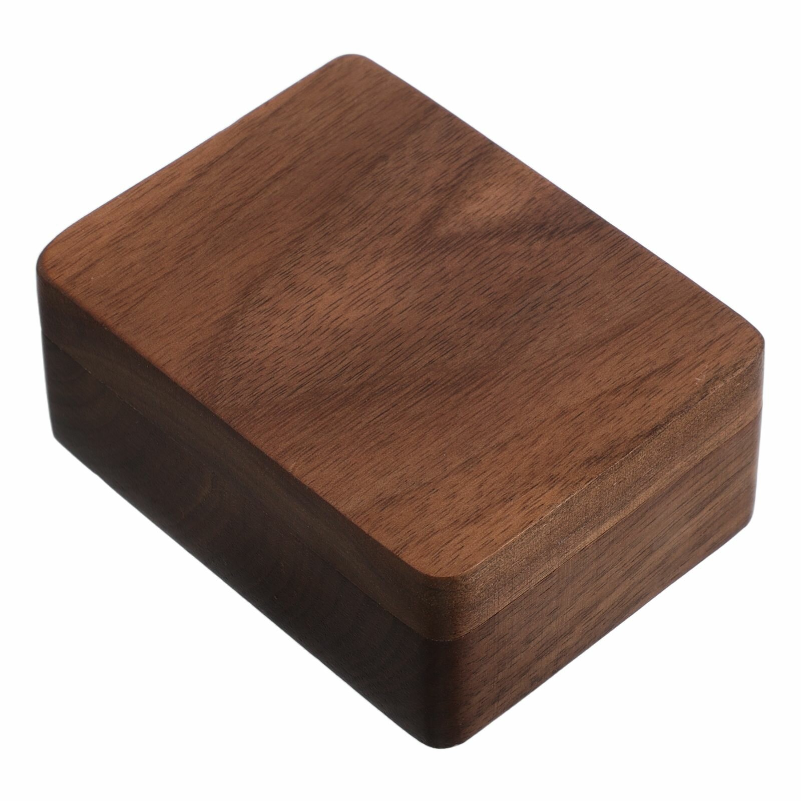 Коробка Для Хранения Запонок Из Черного Ореха, Удобная Для Путешествий, Размер 8.40X6.50X3.40 См, 1 Шт-