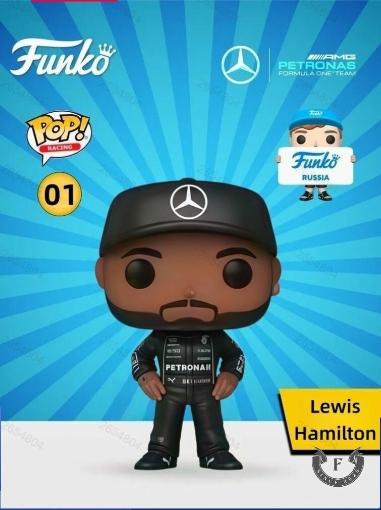 Эксклюзивная коллекционная фигурка Льюиса Хэмилтона из Mercedes AMG Petronas в Формуле 1