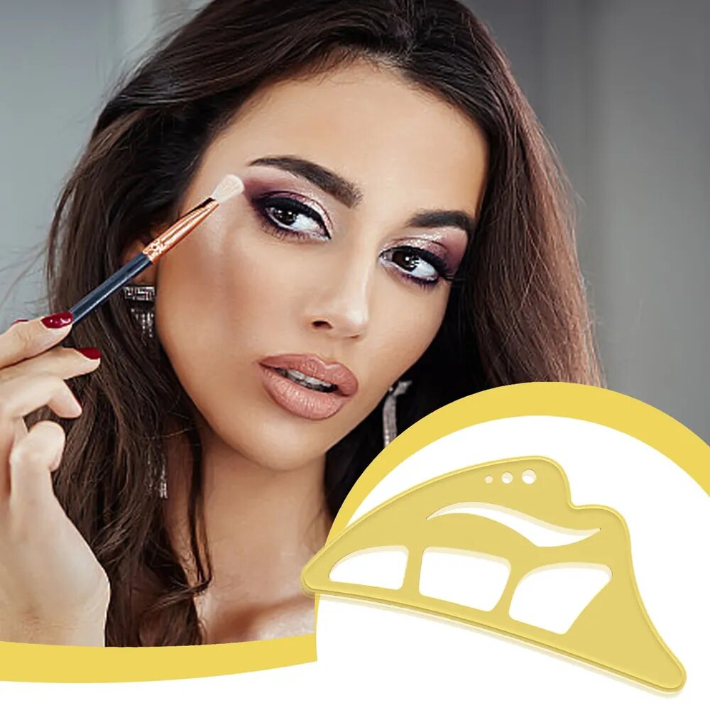 Yaojieshangmao Силиконовый трафарет для макияжа и стрелок глаз, теней, подводки; шаблон