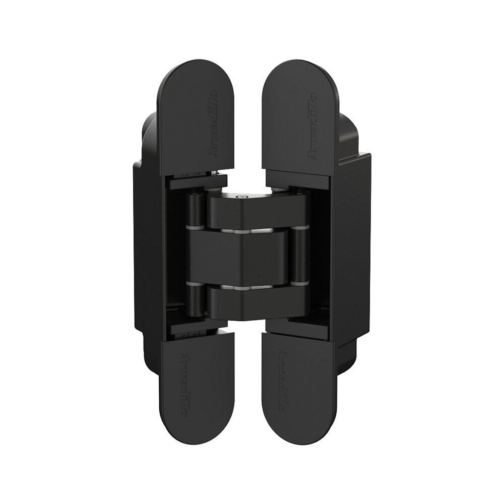 Скрытая петля дверная U3D3000 115x23x26 мм ЦАМ цвет черный