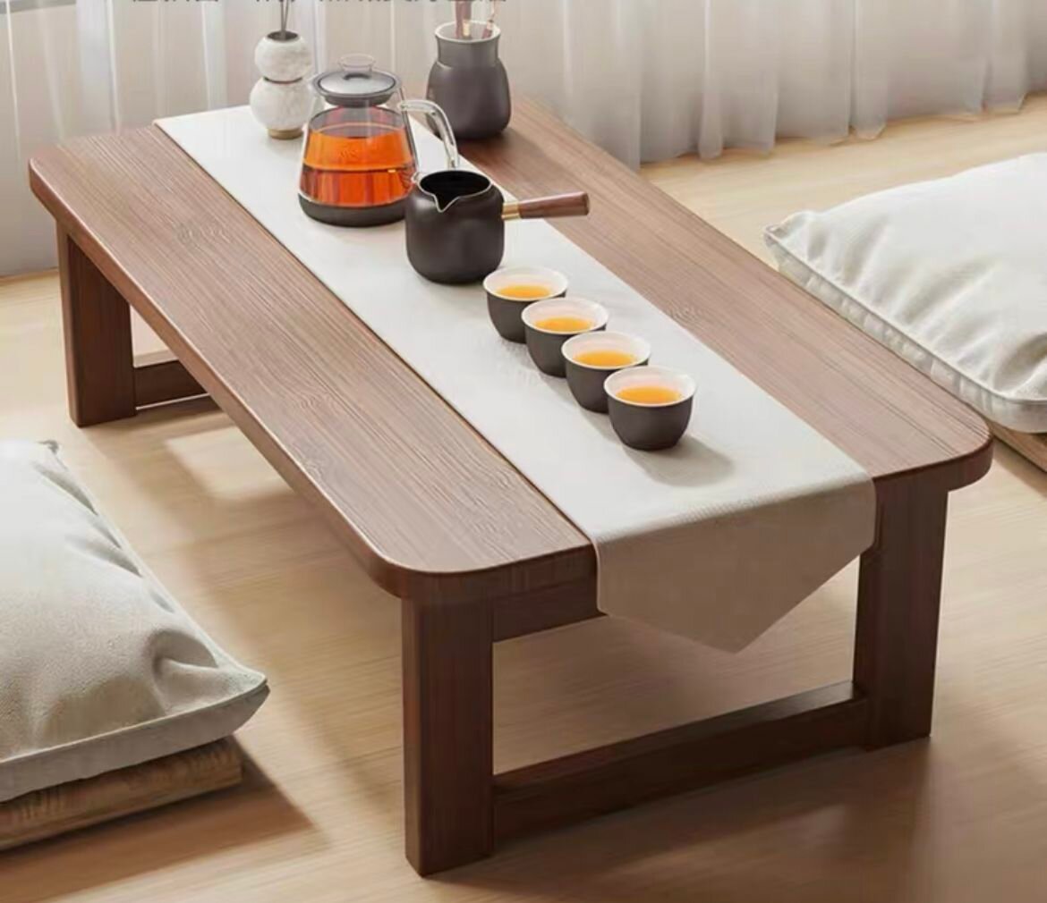 Складной стол-в-дом, чайный, компьютерный, деревянный, ретро-дизайн, коричневый