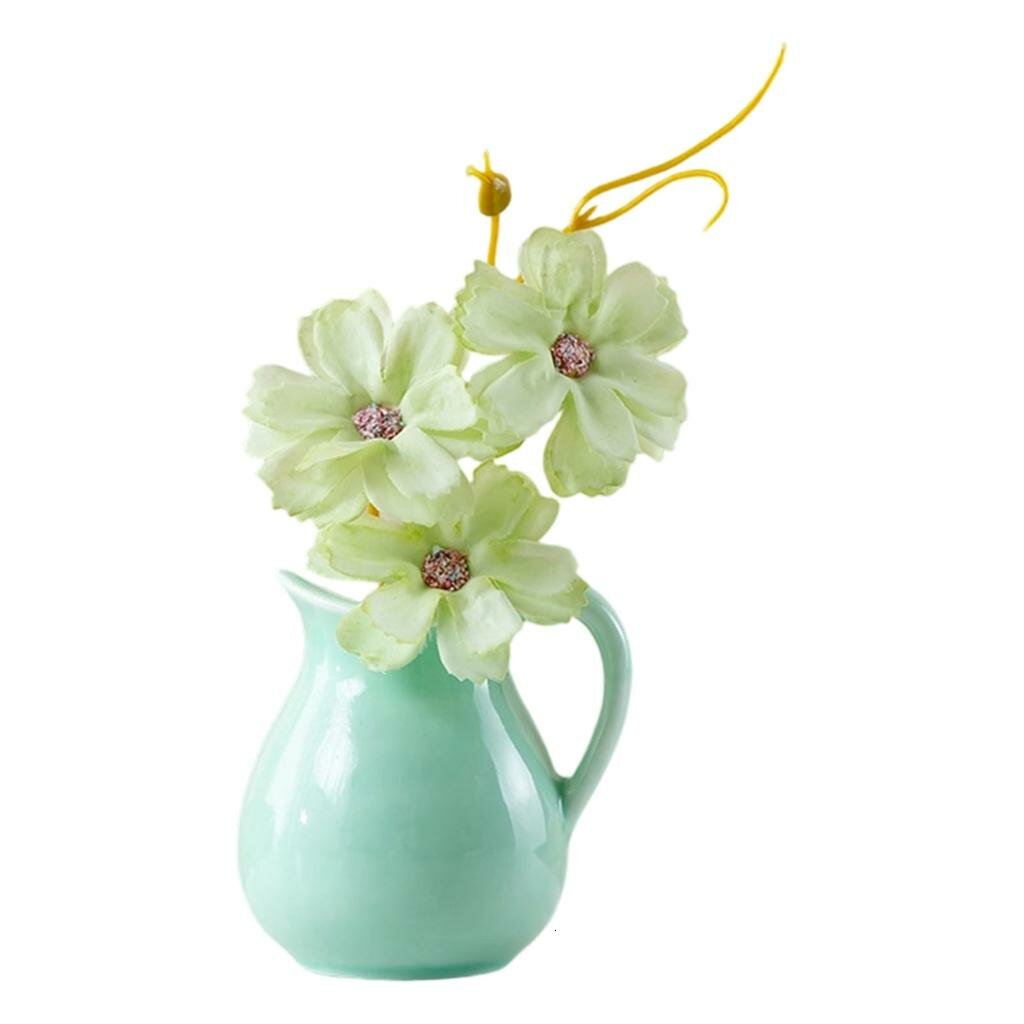 Магниты-вазы для цветов на холодильник, Зеленый - Портативная бутылка