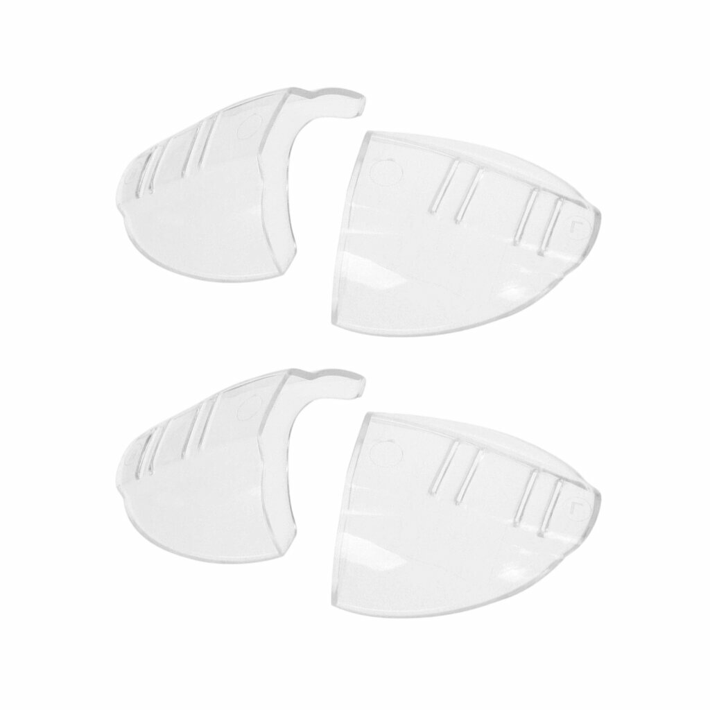 Аксессуары для очков из 4 предметов, защитный кожух для очков, боковая защитная крышка-прозрачный белый-маленькие 4 отверстия