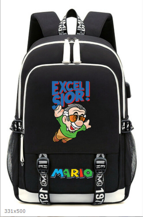 Цельные фотографии, чтобы сделать рюкзак, USB-зарядка, школьная сумка, мужской и женский рюкзак, школьная сумка, готовый запас