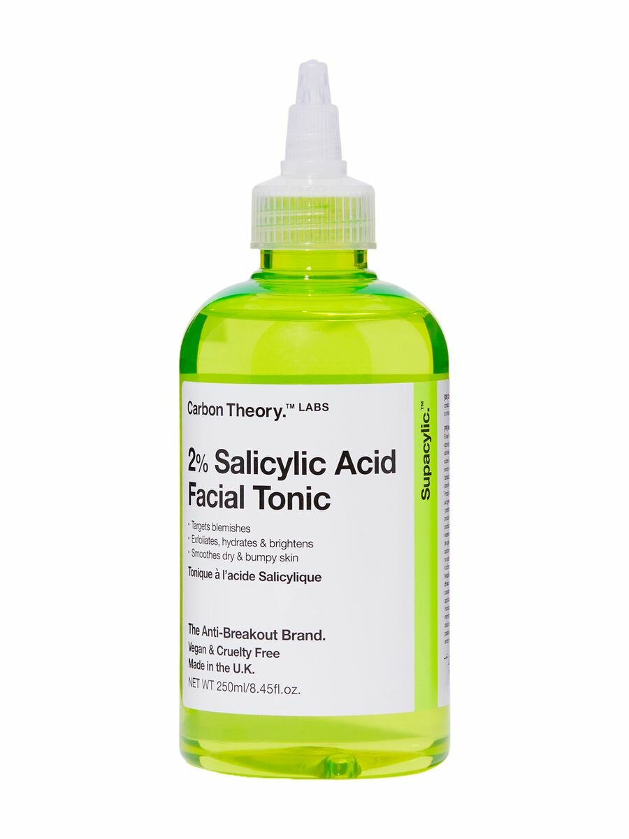 CARBON THEORY Тоник для лица 2% Salicylic Acid Facial Tonic, 250 мл