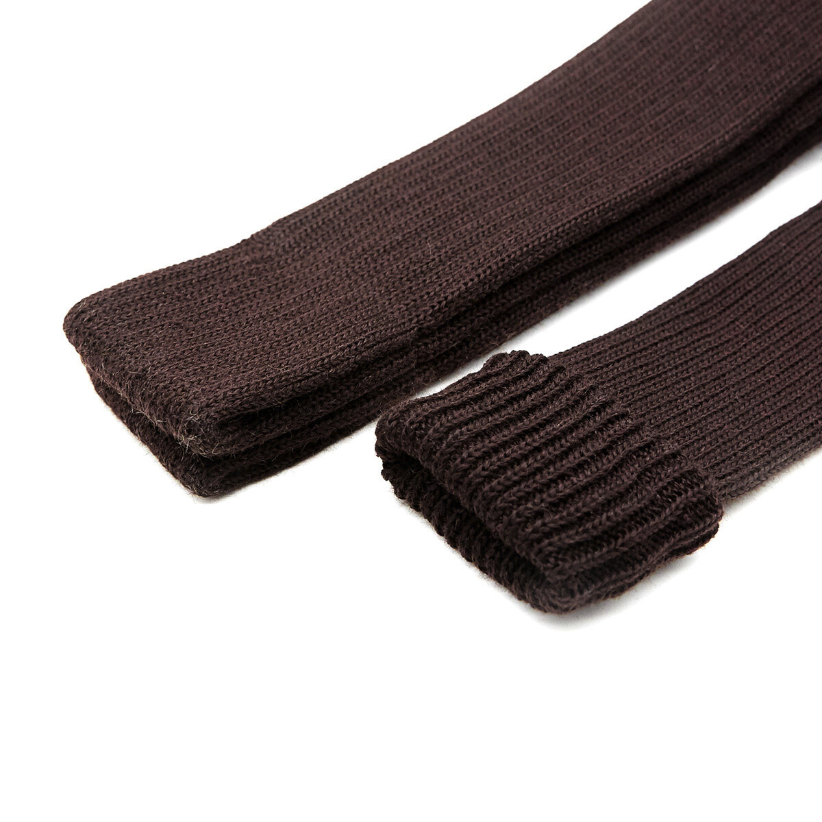 Манжет (рукав) плотный (30% шерсть, 70% акрил), 6 кл, 2*1, 7см*3м (729 коричневый)