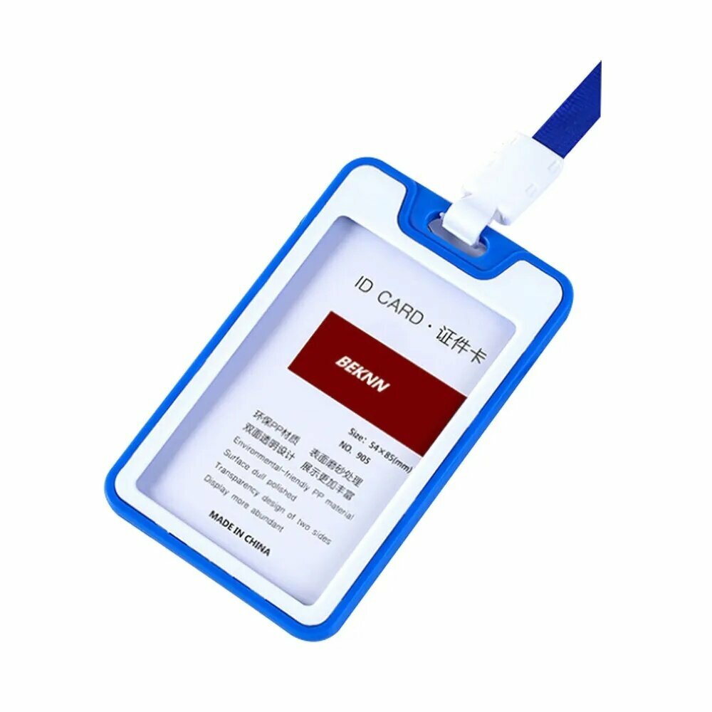 Водонепроницаемые чехлы для ID-карт с шнурком вместимость 5 карт медперсонала