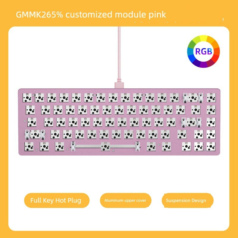 Комплект настраиваемой механической клавиатуры GLORIOUS GMMK2, проводная, 68/87/98 клавиш, с возможностью горячей