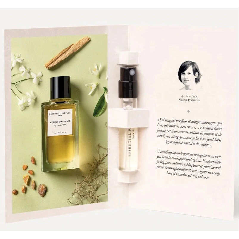 Парфюмерная вода Essential Parfums Neroli Botanica миниатюра 2 мл / Пробник духов Эссенциал Парфюмс Нероли Ботаника
