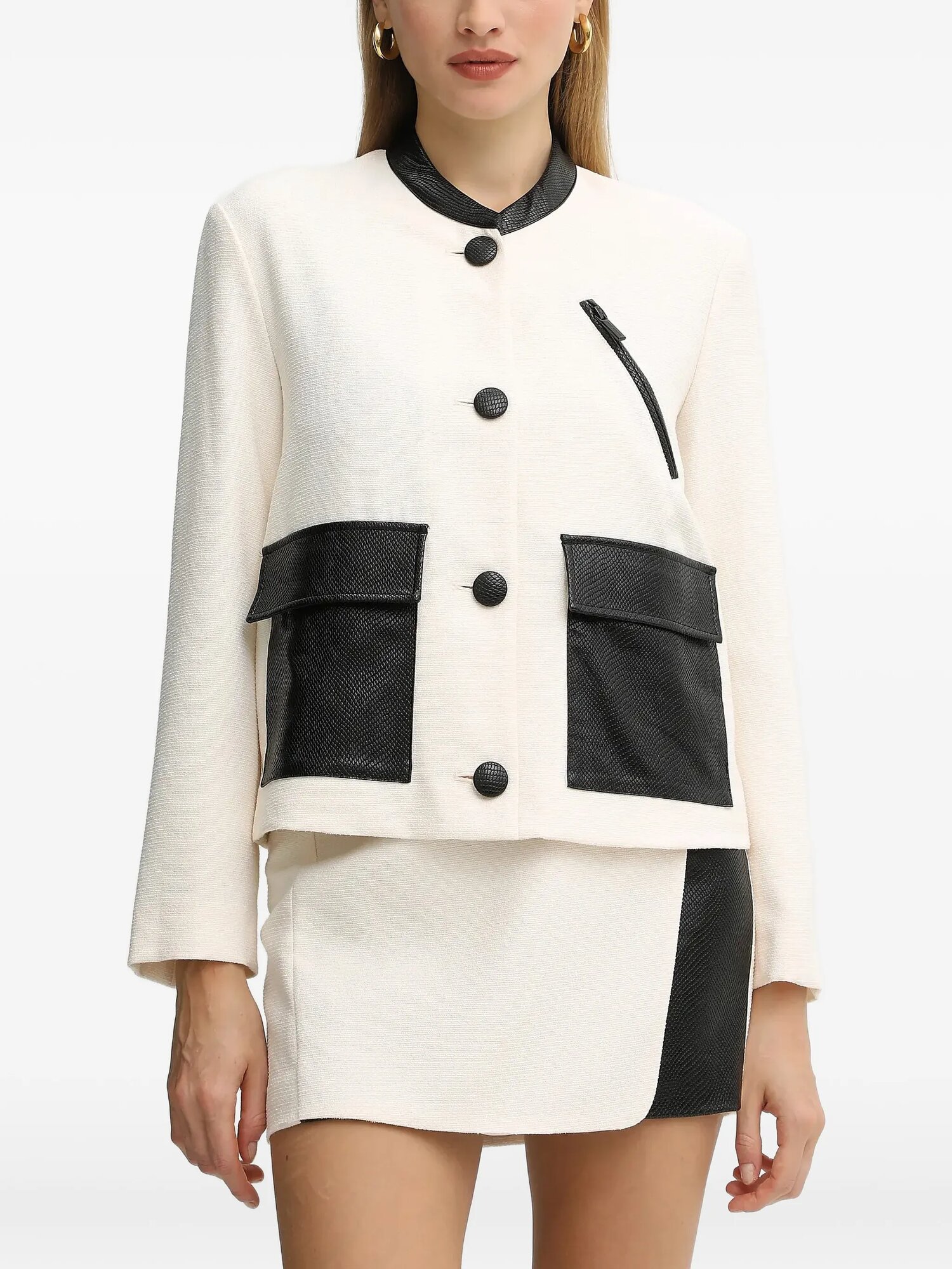 Куртка Button flap-pocket fitted jacket