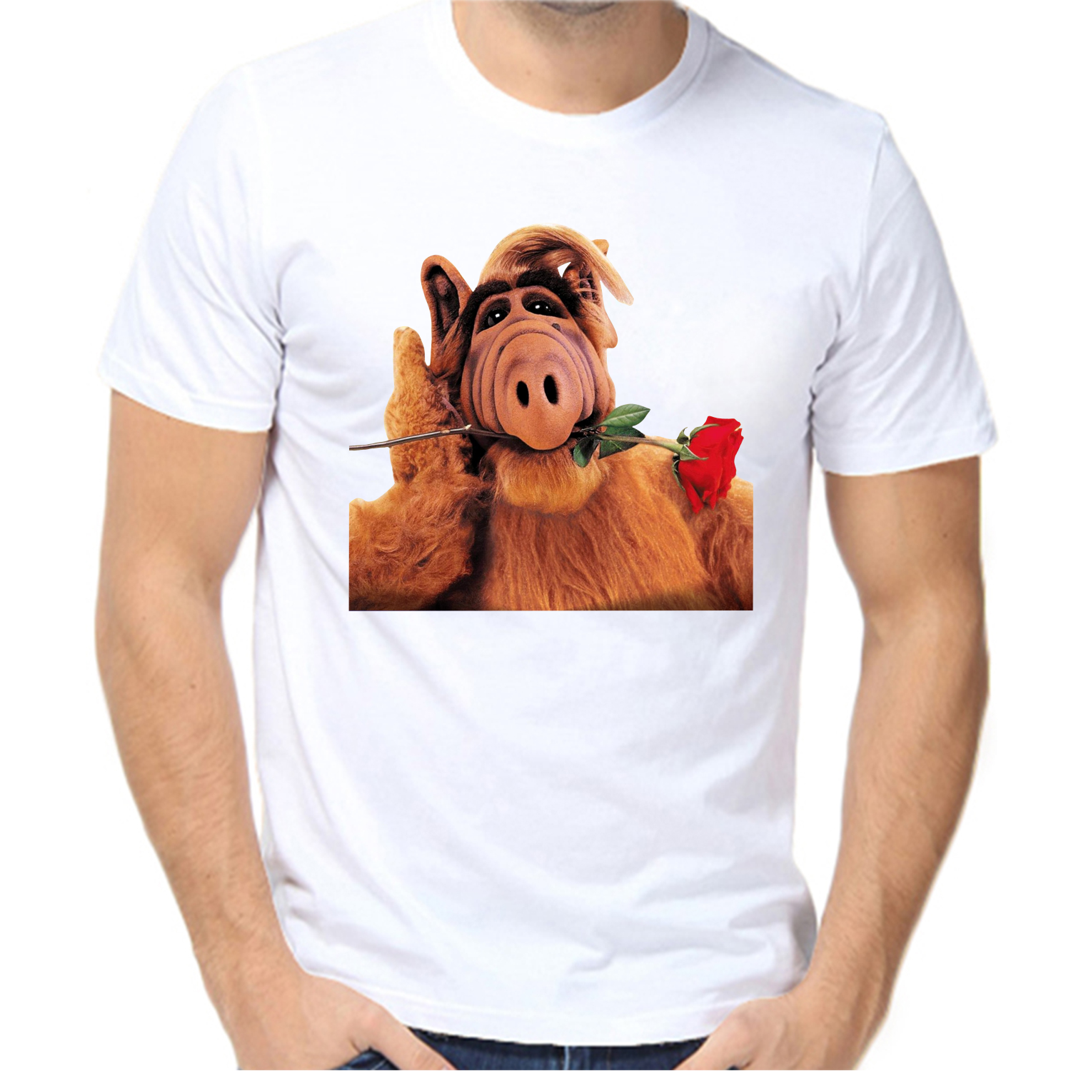 Футболка Альф, размер (56)3XL, белый