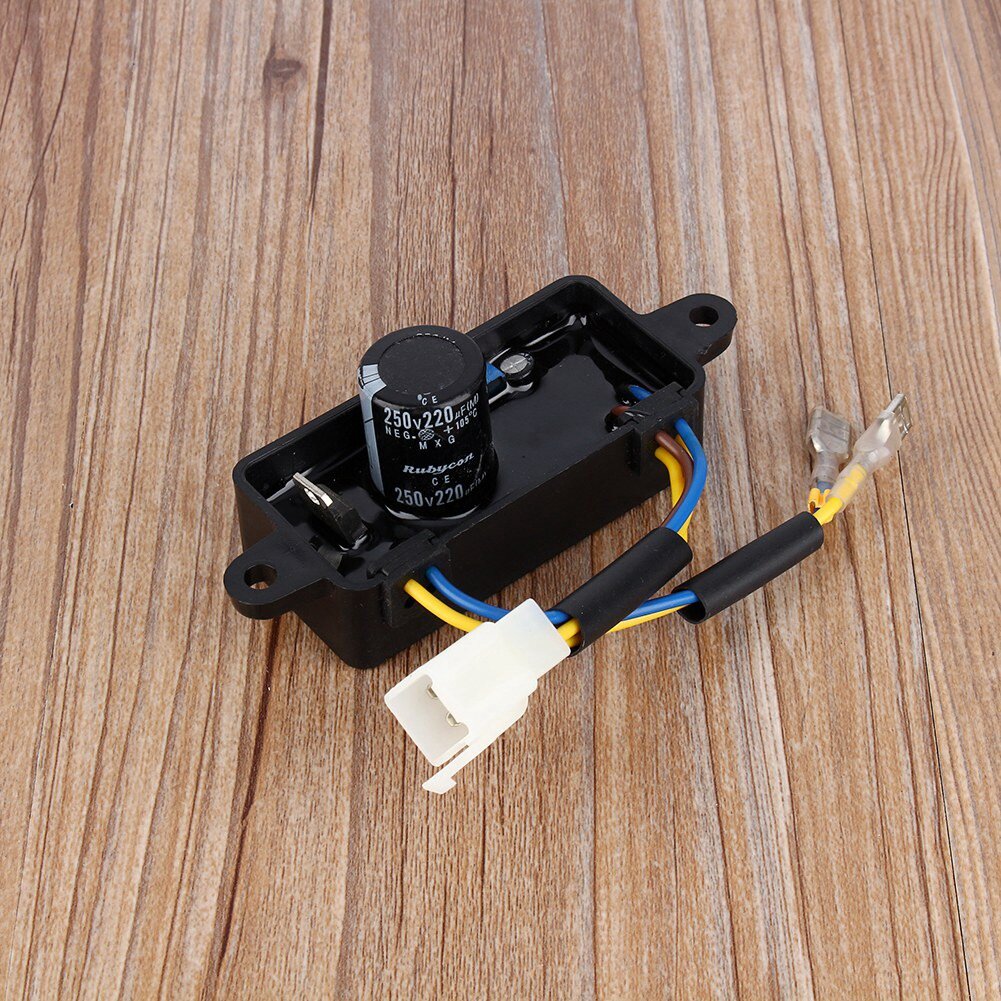 1 шт, регулятор напряжения, выпрямитель, однофазный AVR для бензинового генератора 2 кВт