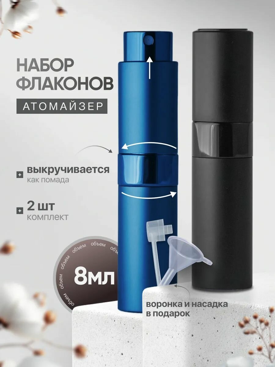 Парфюмерный распылитель 8 мл, 2 шт.